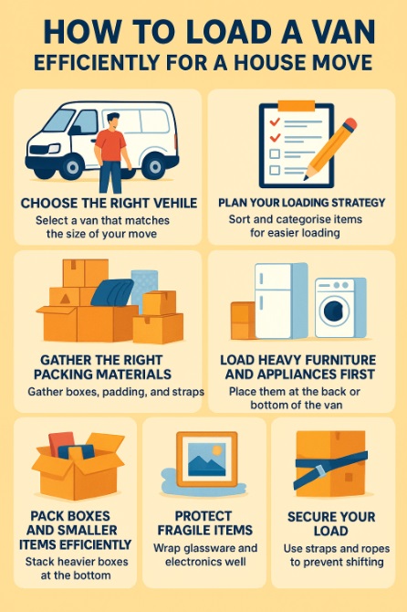 How to Load a Van Efficiently for a House Move