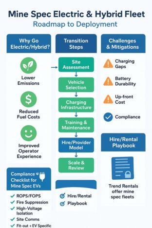 Electric & Hybrid Options for Mine-Spec Fleets: Pros, Cons & Compliance